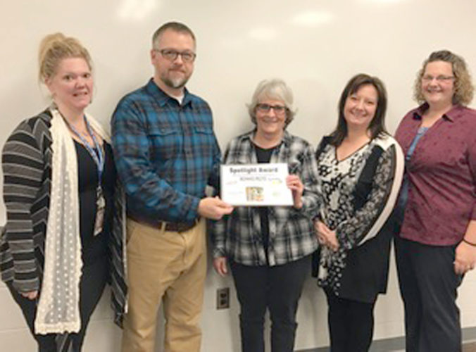 Pelto recognized with Spotlight Award | News, Sports, Jobs - The Daily News